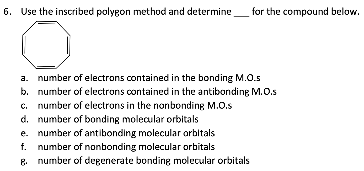 Solved 6. Use the inscribed polygon method and determine for | Chegg.com