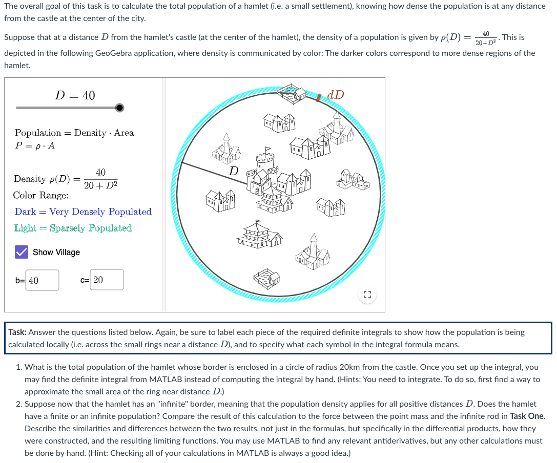 Solved The overall goal of this task is to calculate the | Chegg.com