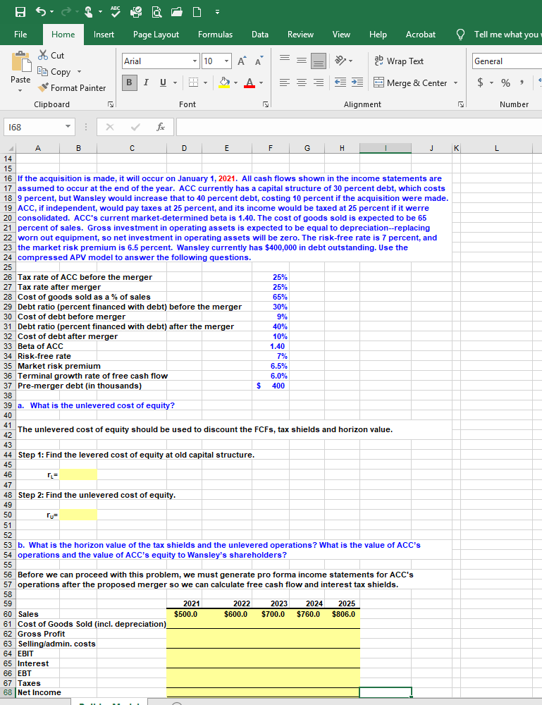 ABC B5 File Home Insert Page Layout Formulas Data | Chegg.com