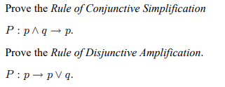 Solved Prove the Rule of Conjunctive Simplification P:p^q + | Chegg.com
