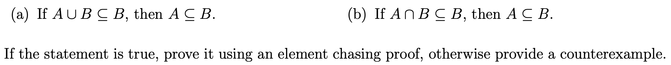 Solved Consider the following two statements about any | Chegg.com