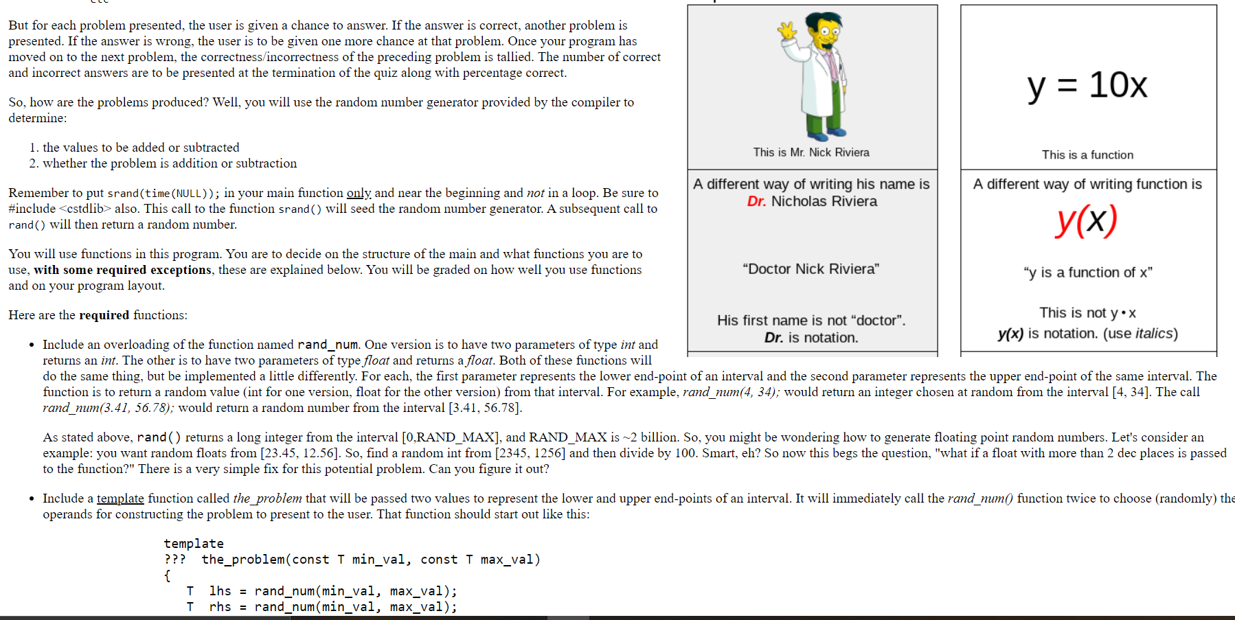 Solved For this assignment you will submit (in the usual | Chegg.com