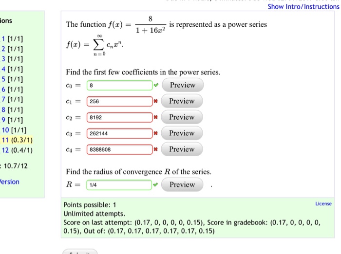 Solved The function f(x) = 8/1 + 16x^2 is represented as a | Chegg.com