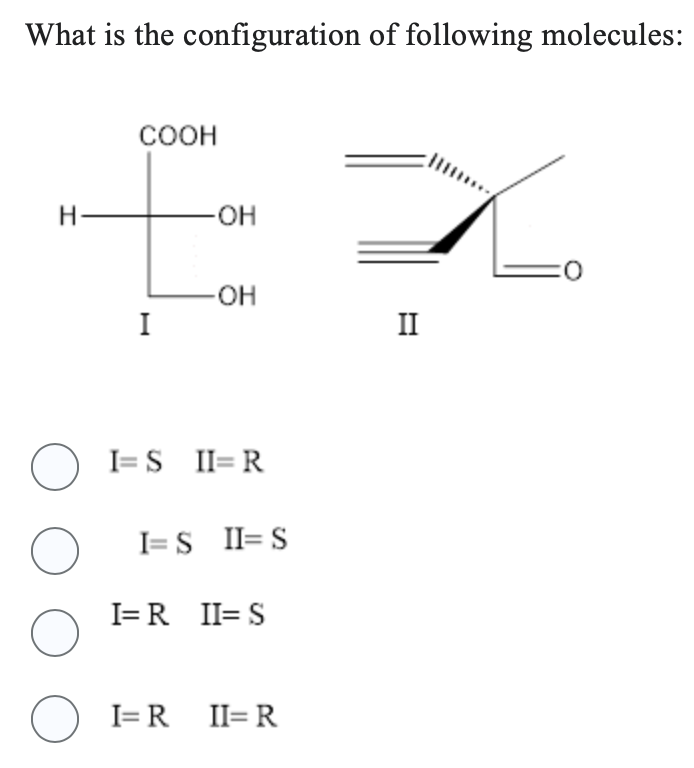 Solved What is the configuration of following | Chegg.com