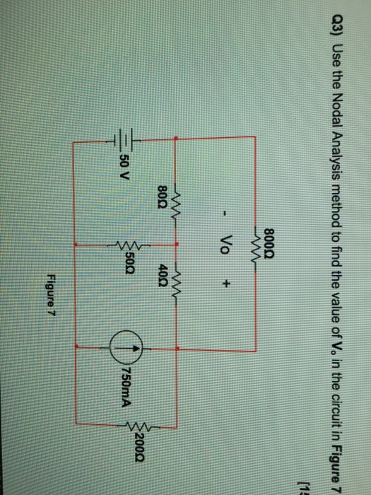 Solved Use the Nodal Analysis method to find the value of | Chegg.com