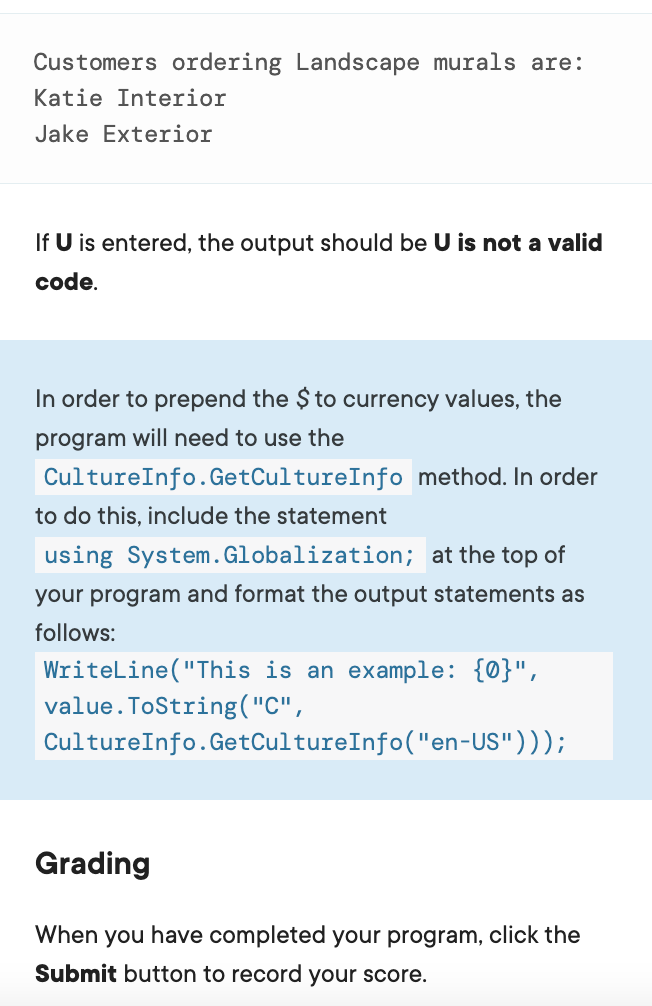 Solved Case Problem 6-2 m Instructions MarshallsRevenue.cs + | Chegg.com