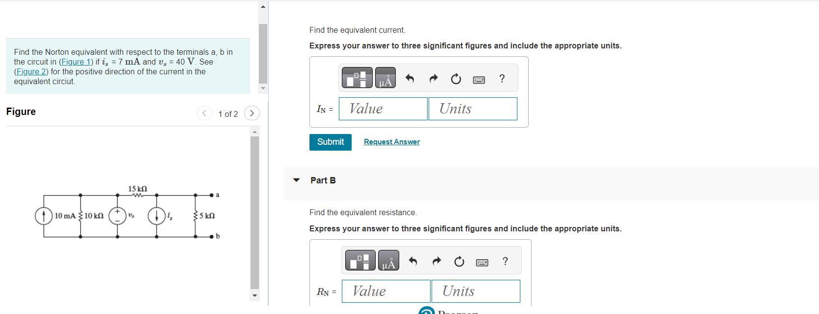 Solved Find the equivalent current. Find the Norton | Chegg.com