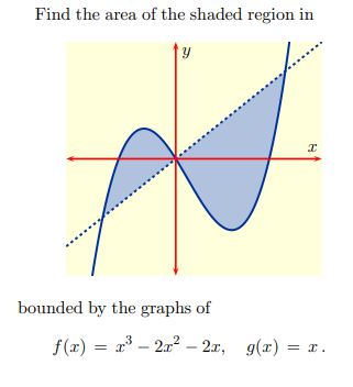 Solved Find the area of the shaded region in bounded by the | Chegg.com