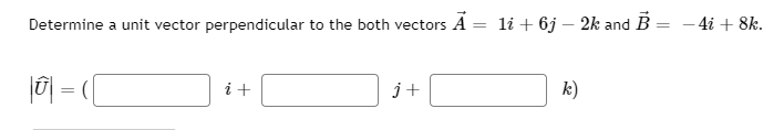 Solved Determine a unit vector perpendicular to the both | Chegg.com