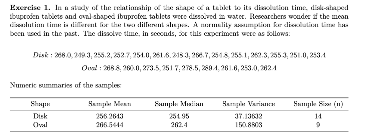 Exercise 1. In a study of the relationship of the | Chegg.com