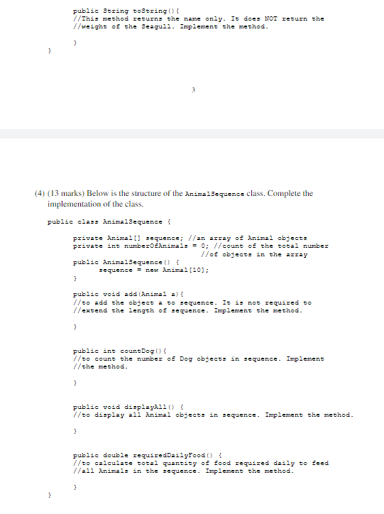 Solved Question 1 [30 marks] Given the definition of the | Chegg.com