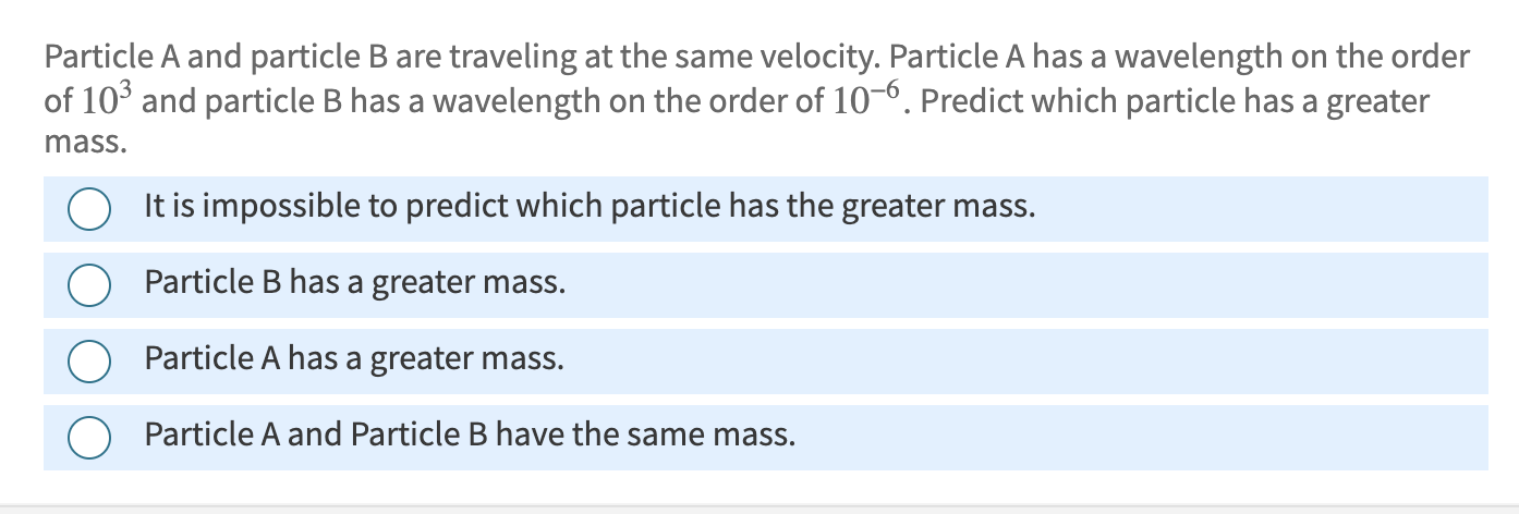 Solved Particle \( ﻿A \) ﻿and particle \( ﻿B \) ﻿are | Chegg.com