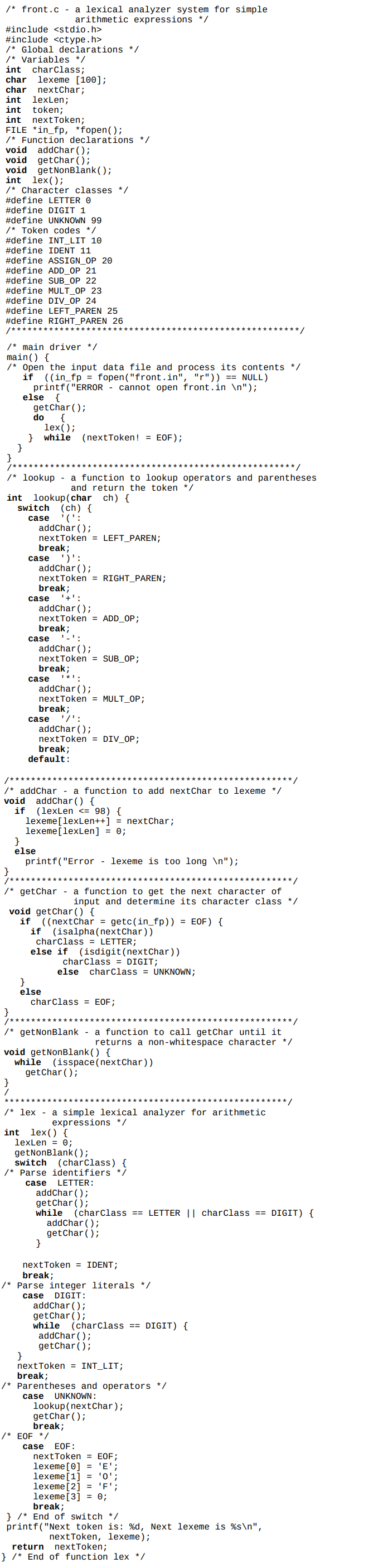 Solved Using C Implement A Console Application Of The 
