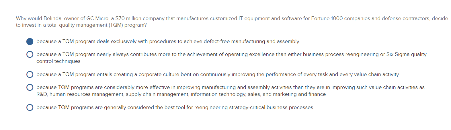 Solved Why would Belinda, owner of GC Micro, a $70 million | Chegg.com