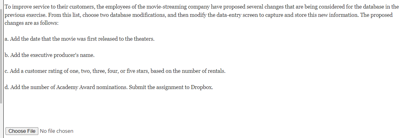 Solved To improve service to their customers, the employees | Chegg.com