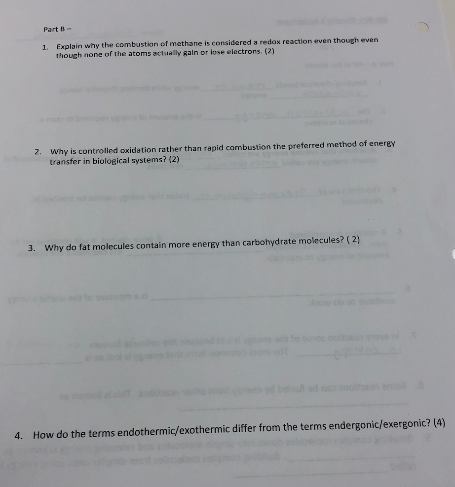 Solved Part A - Fill in the blanks energy while forming | Chegg.com