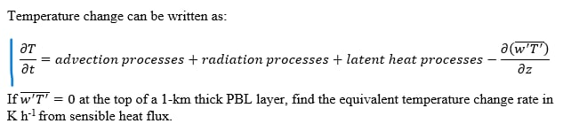 Solved Temperature change can be written as: ат at = | Chegg.com