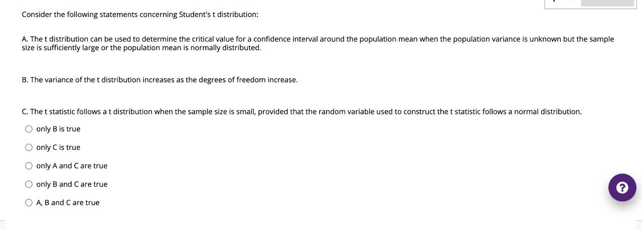 Solved Consider the following statements concerning | Chegg.com