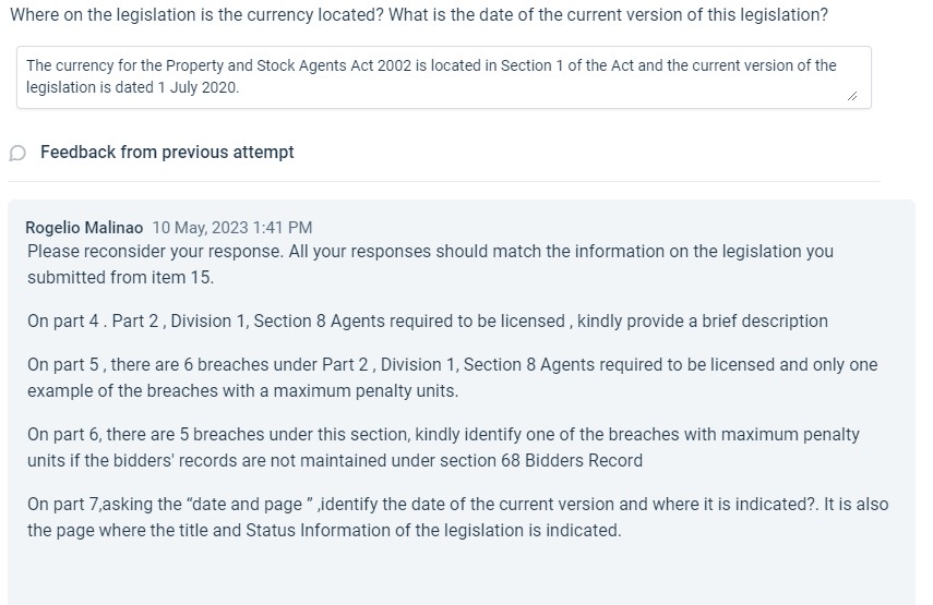 Referring to the Property and Stock Agents Act 2002, | Chegg.com