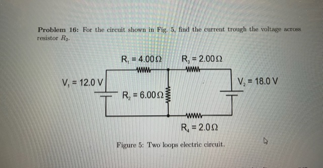 [Solved]: : For the circuit shown in Fig. 5, find the curren