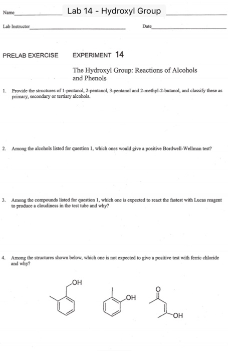 Solved Provide the structures of 1-pentanol. 2-pentanol. | Chegg.com