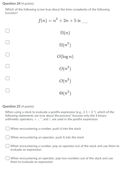 Solved Question 21 (4 points) Consider a queue implemented | Chegg.com