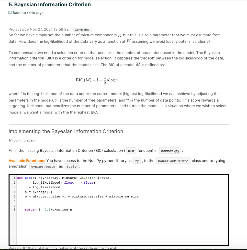 Solved Picking the best K 0/1 point (graded) Find the best K | Chegg.com