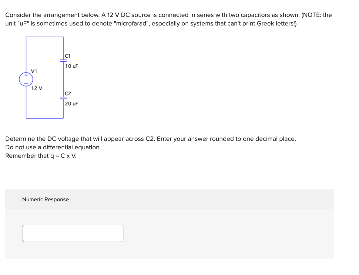 Solved Consider the arrangement below. A 12 V DC source is | Chegg.com