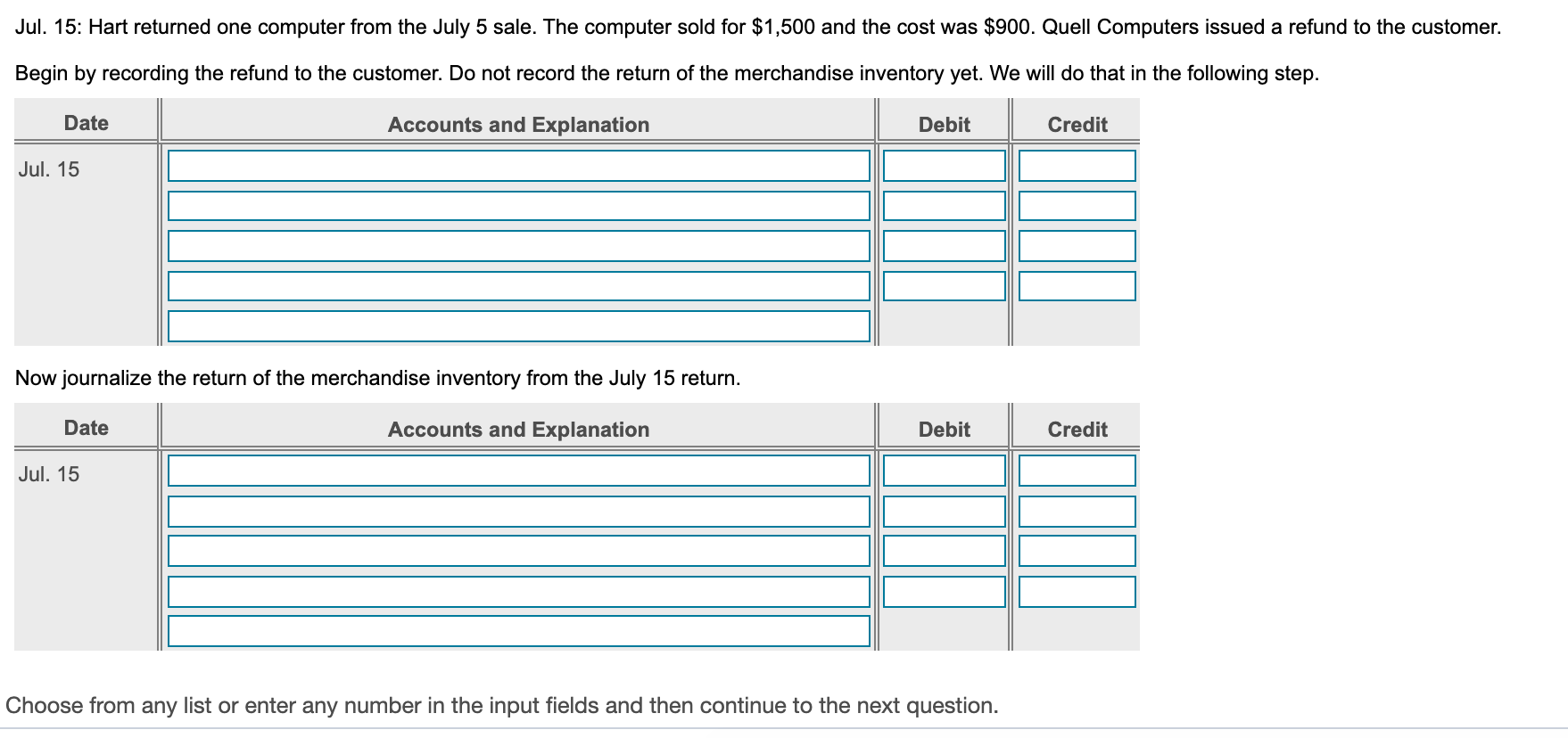 Solved 8. Quell Computers has the following transactions in | Chegg.com