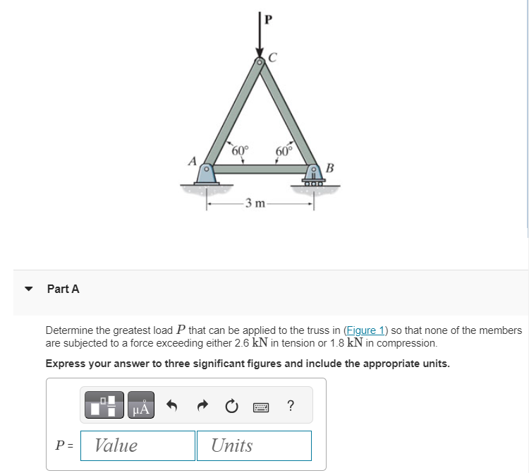 Solved Determine The Greatest Load P That Can Be Applied To
