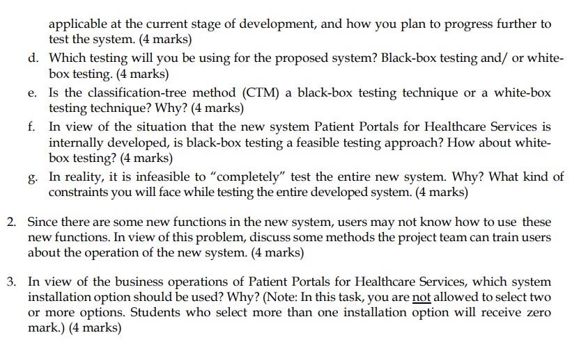 Solved Patient Portals for Healthcare Services (PPHS) The | Chegg.com