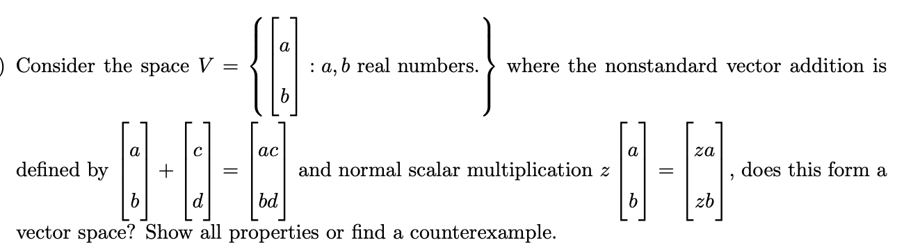 Solved vector a b plus vector 0 equals vector a b not vector | Chegg.com