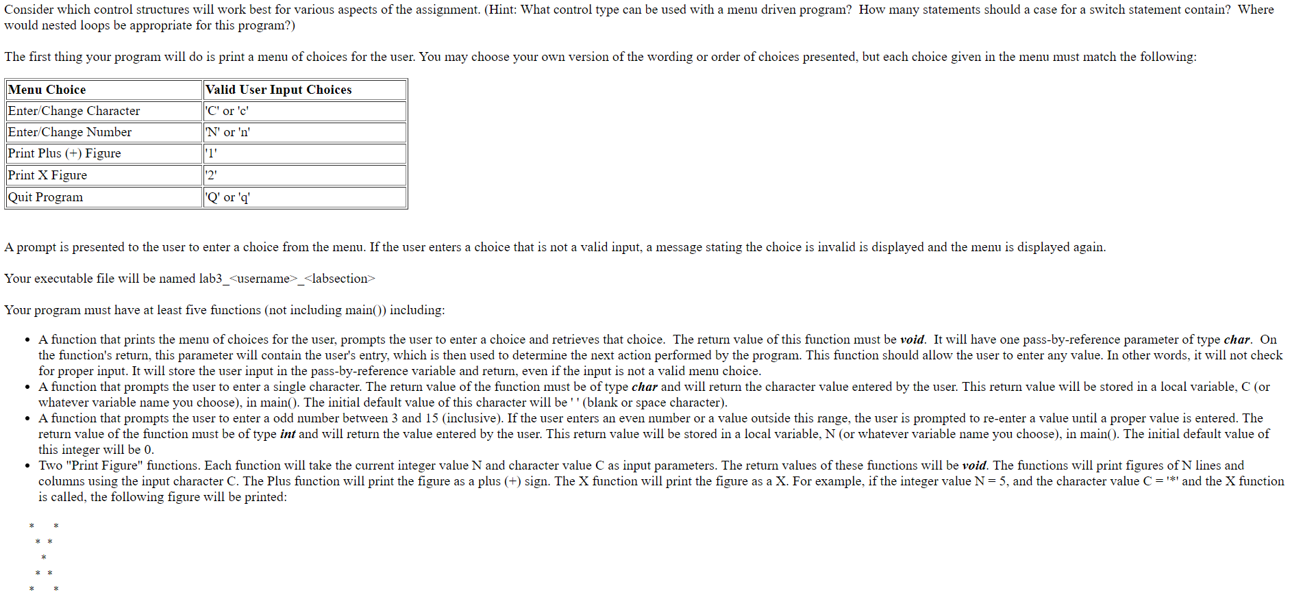 Solved Consider Which Control Structures Will Work Best For 
