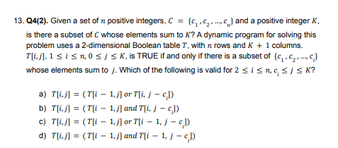 Solved Q4. (9 points in total, 3 points each, no partial | Chegg.com