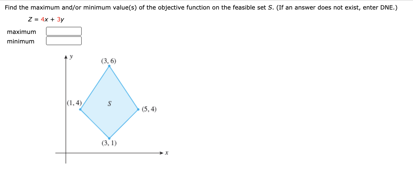 Solved Find the maximum and/or minimum value(s) of the | Chegg.com