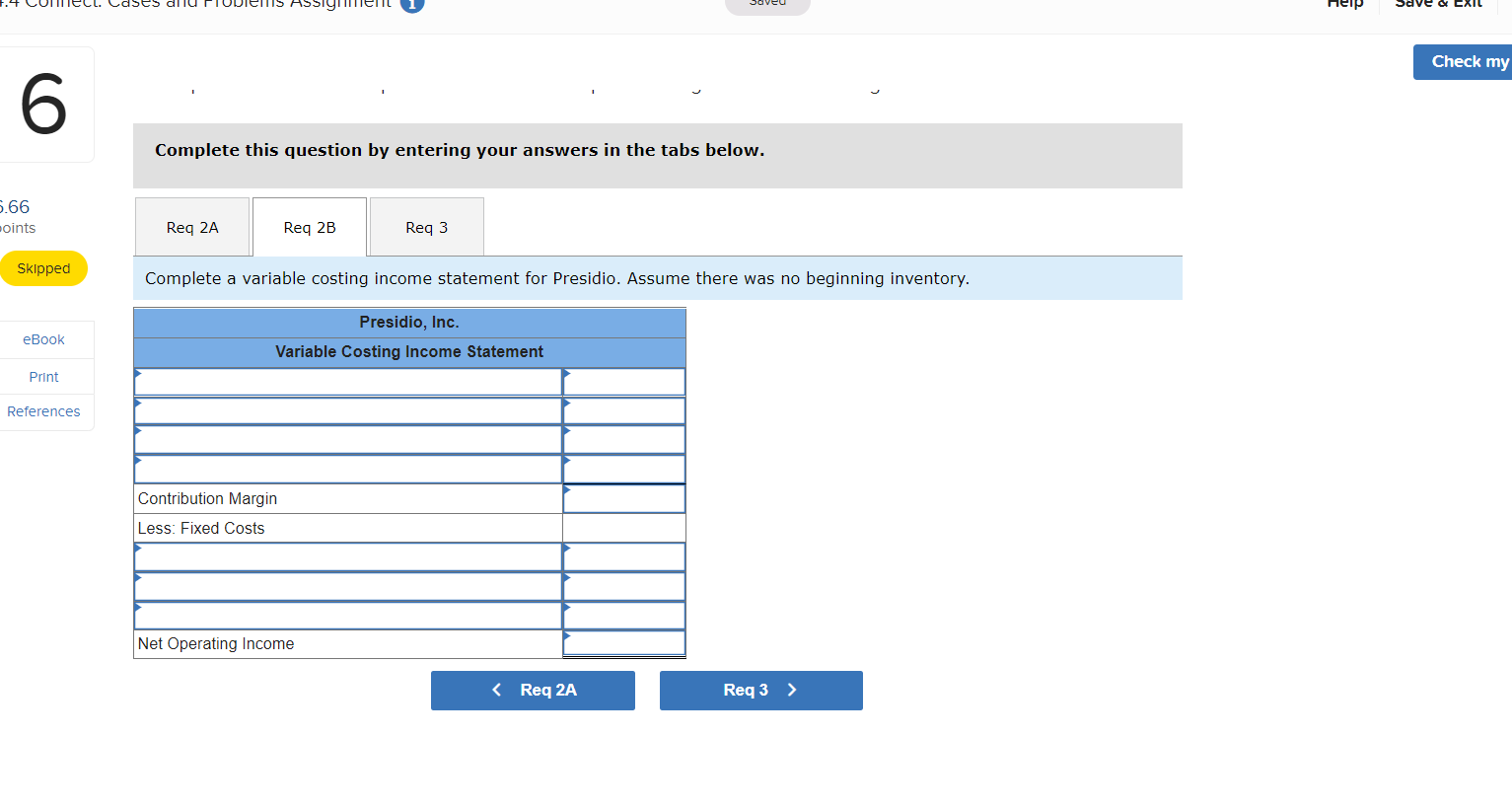 Solved PA5-5 (Algo) Comparing Full Absorption and Variable | Chegg.com