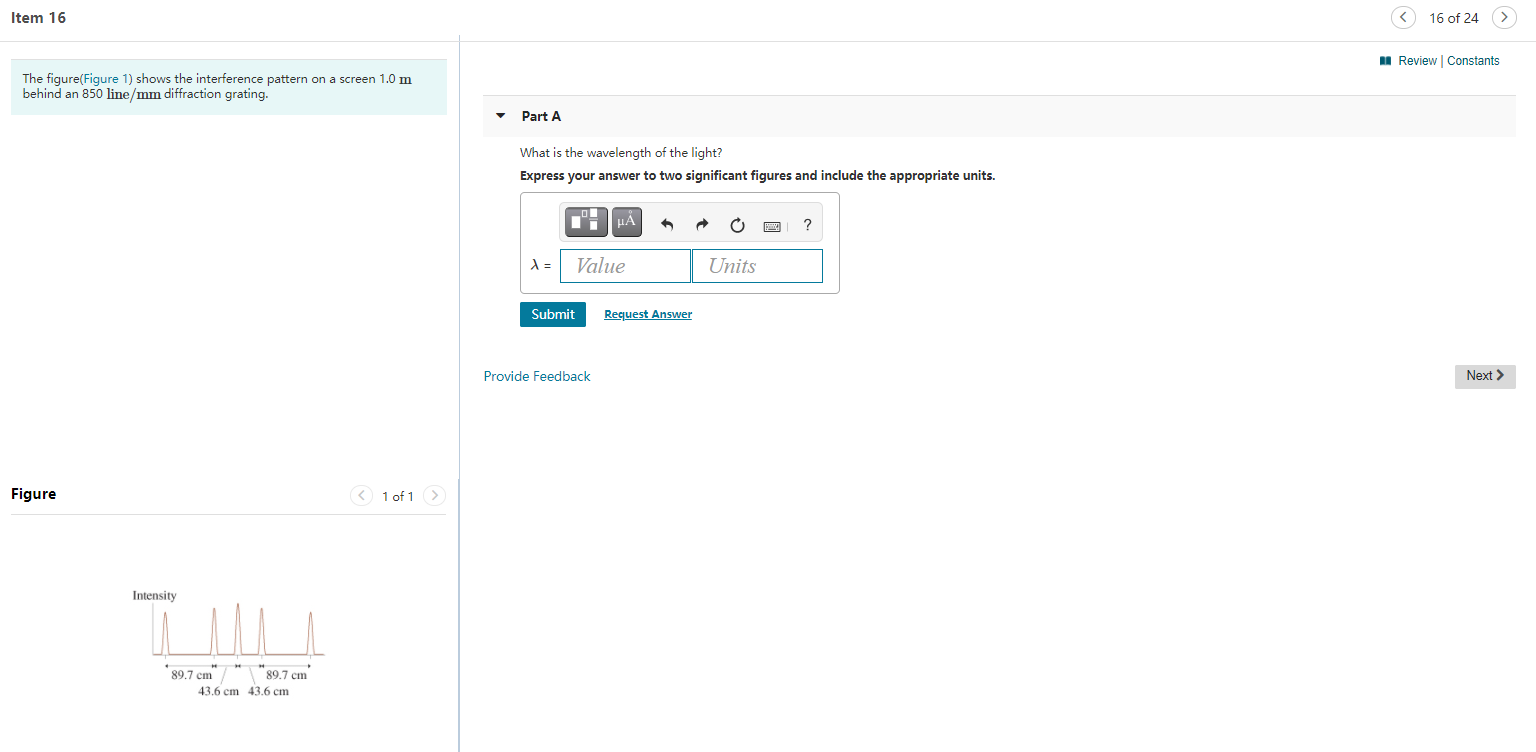 Solved Item 16 16 of 24 MI Review Constants The | Chegg.com