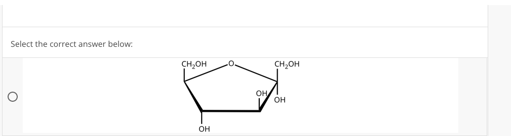 Solved Question The structure above is the Fischer | Chegg.com
