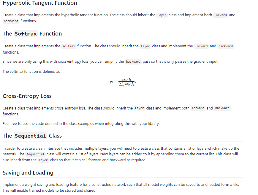 Solved Create A Class That Implements The Hyperbolic Tangent 