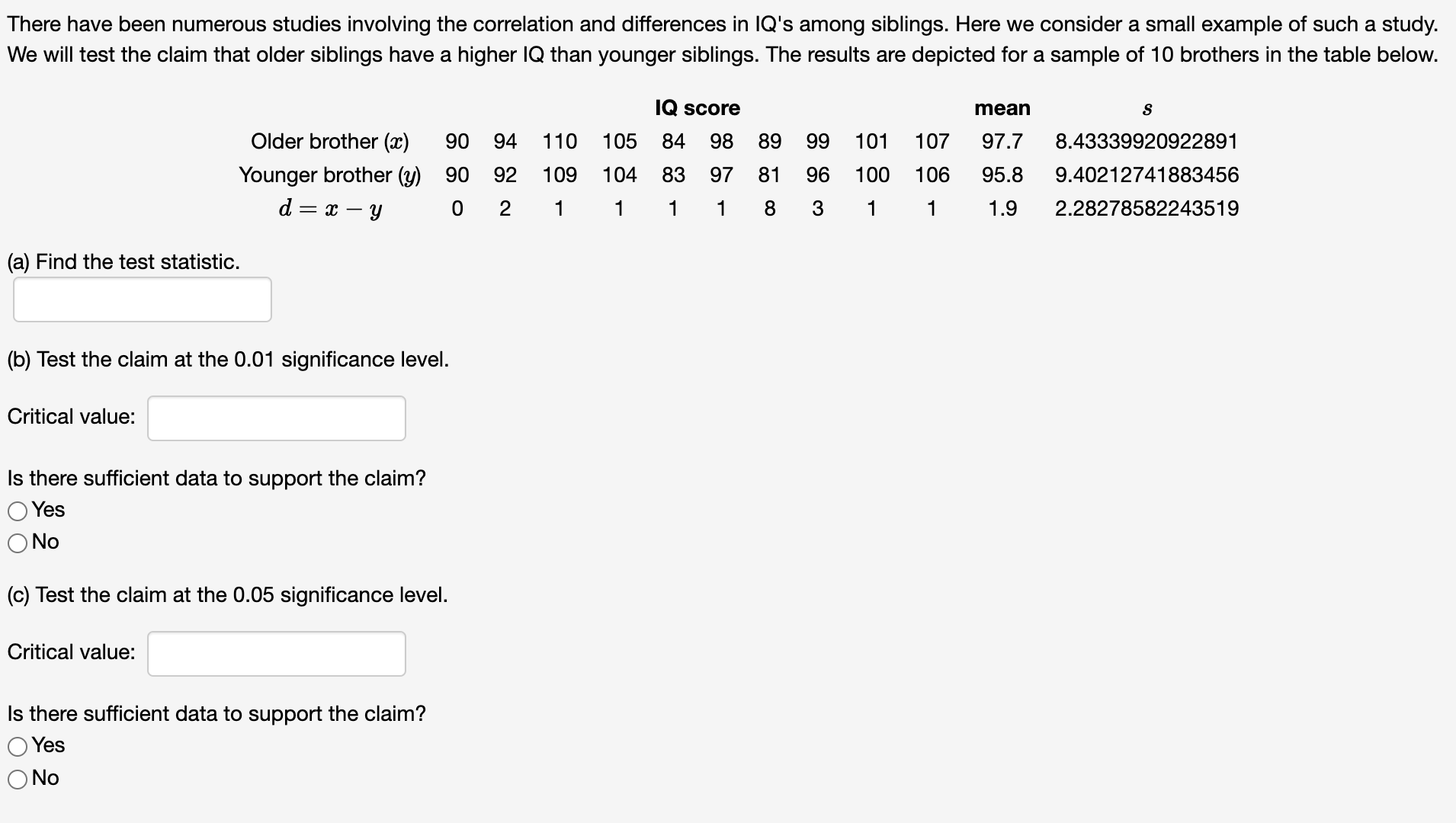 Solved Two random samples are taken, with each group asked | Chegg.com