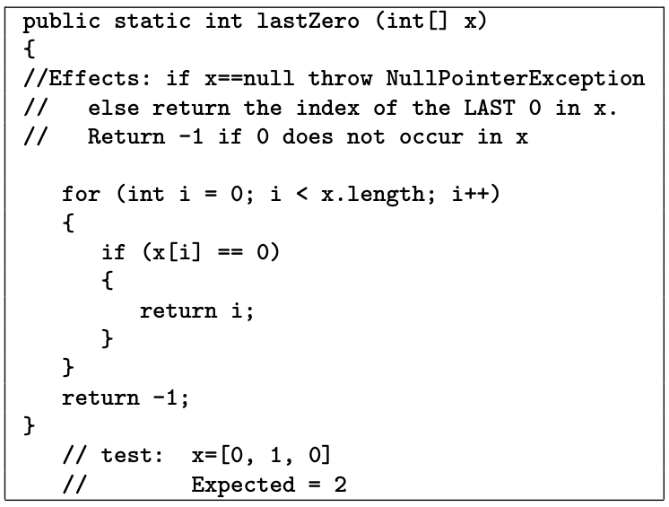 Solved Following Are Three Faulty Programs Each Program 