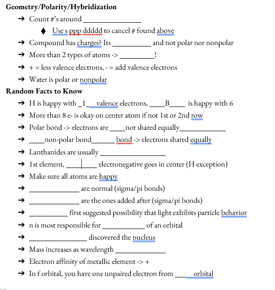 Geometry/Polarity/Hybridization → Count \#'s around - | Chegg.com