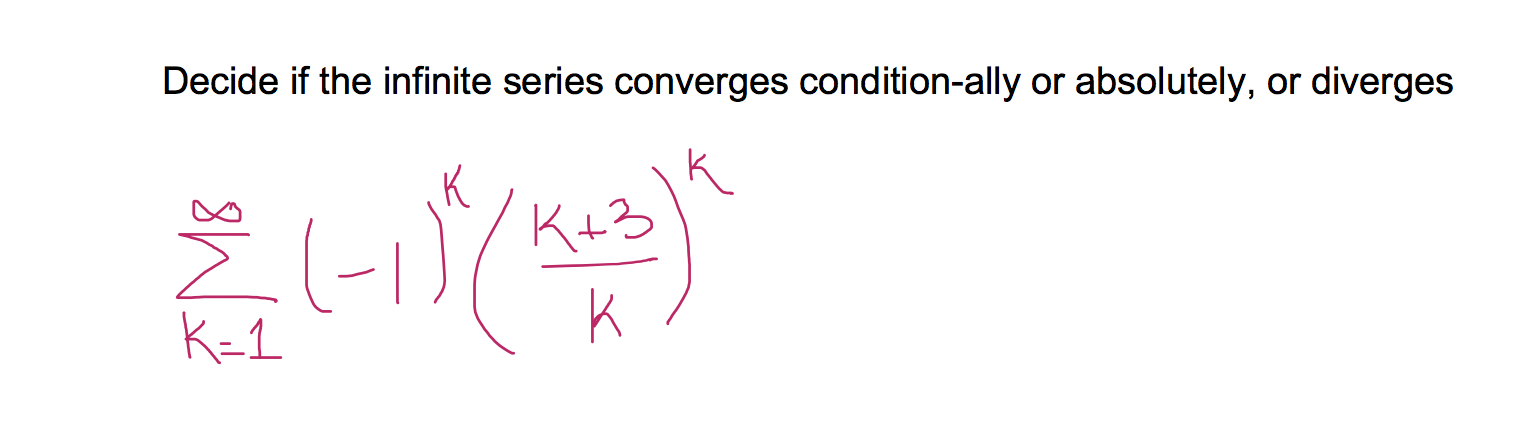 Solved Decide if the infinite series converges | Chegg.com