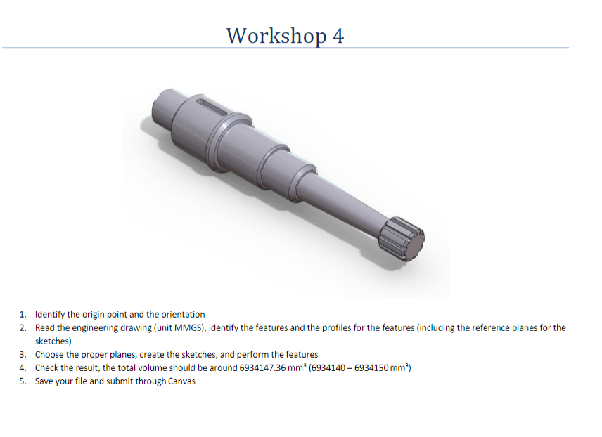 Solved Workshop 4Identify the origin point and the | Chegg.com