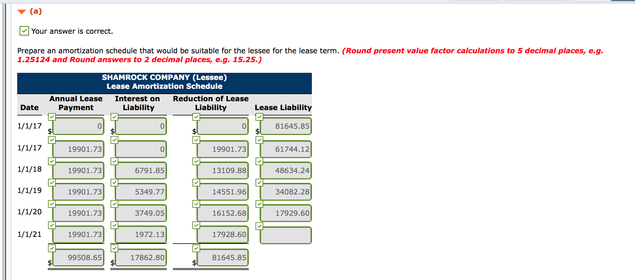 Solved Exercise 21-11 (Part Level Submission) Laura Leasing | Chegg.com