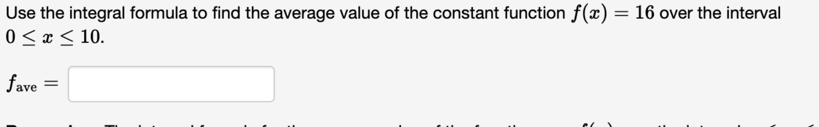 Solved Use the integral formula to find the average value of | Chegg.com