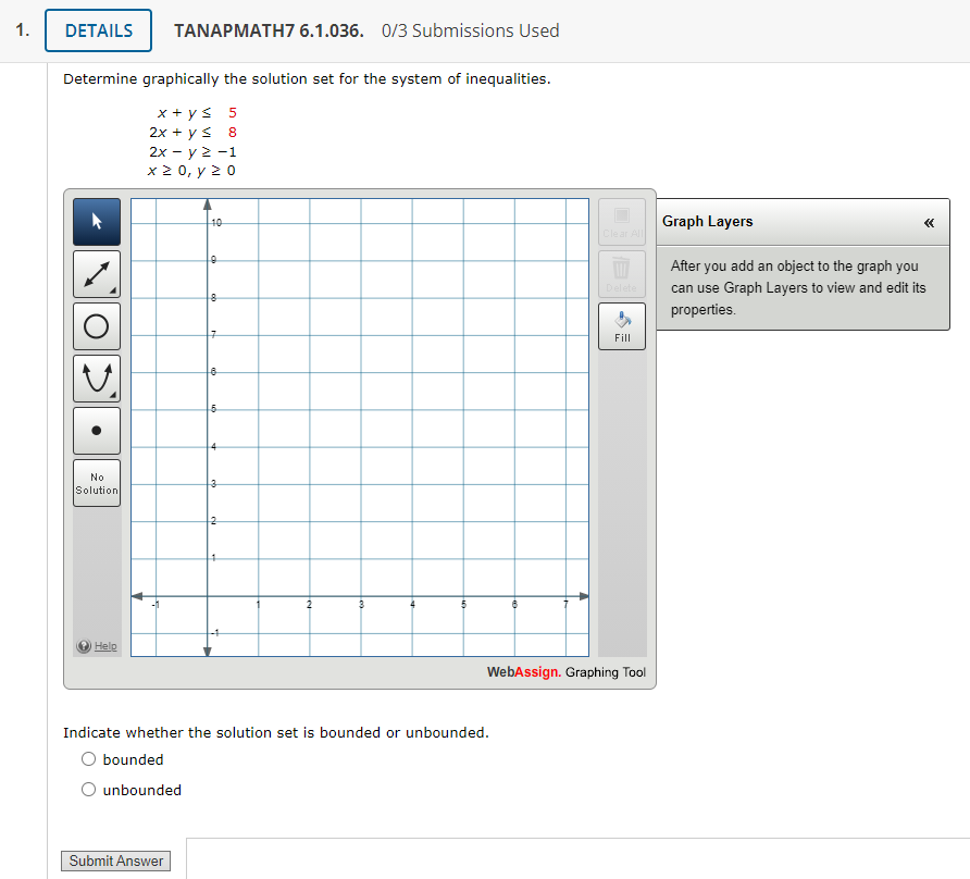 Solved 1. DETAILS TANAPMATH7 6.1.036. 0/3 Submissions Used | Chegg.com