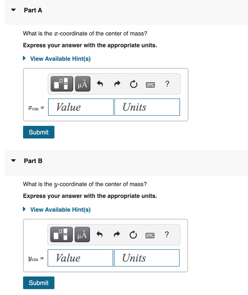 Solved The three masses shown in (Figure 1) are connected by | Chegg.com