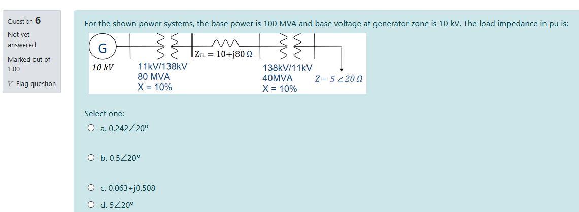 Solved For the shown power systems, the base power is 100 | Chegg.com