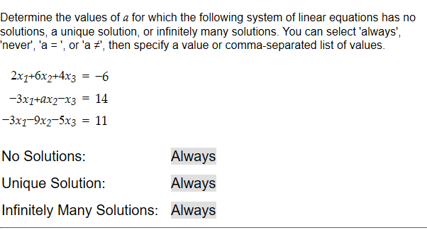 Solved Linear Algebra please show work! make sure it's | Chegg.com